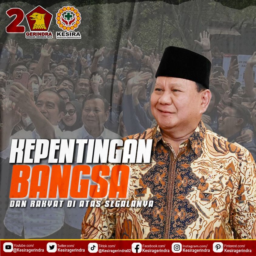 Kepentingan Bangsa dan Rakyat di Atas Segalanya - Kesira